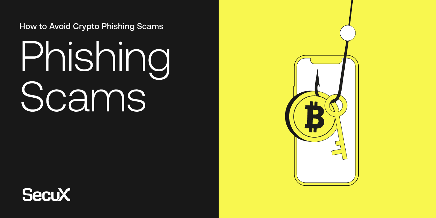 How to avoid crypto phishing scams | SecuX Hardware Wallet
