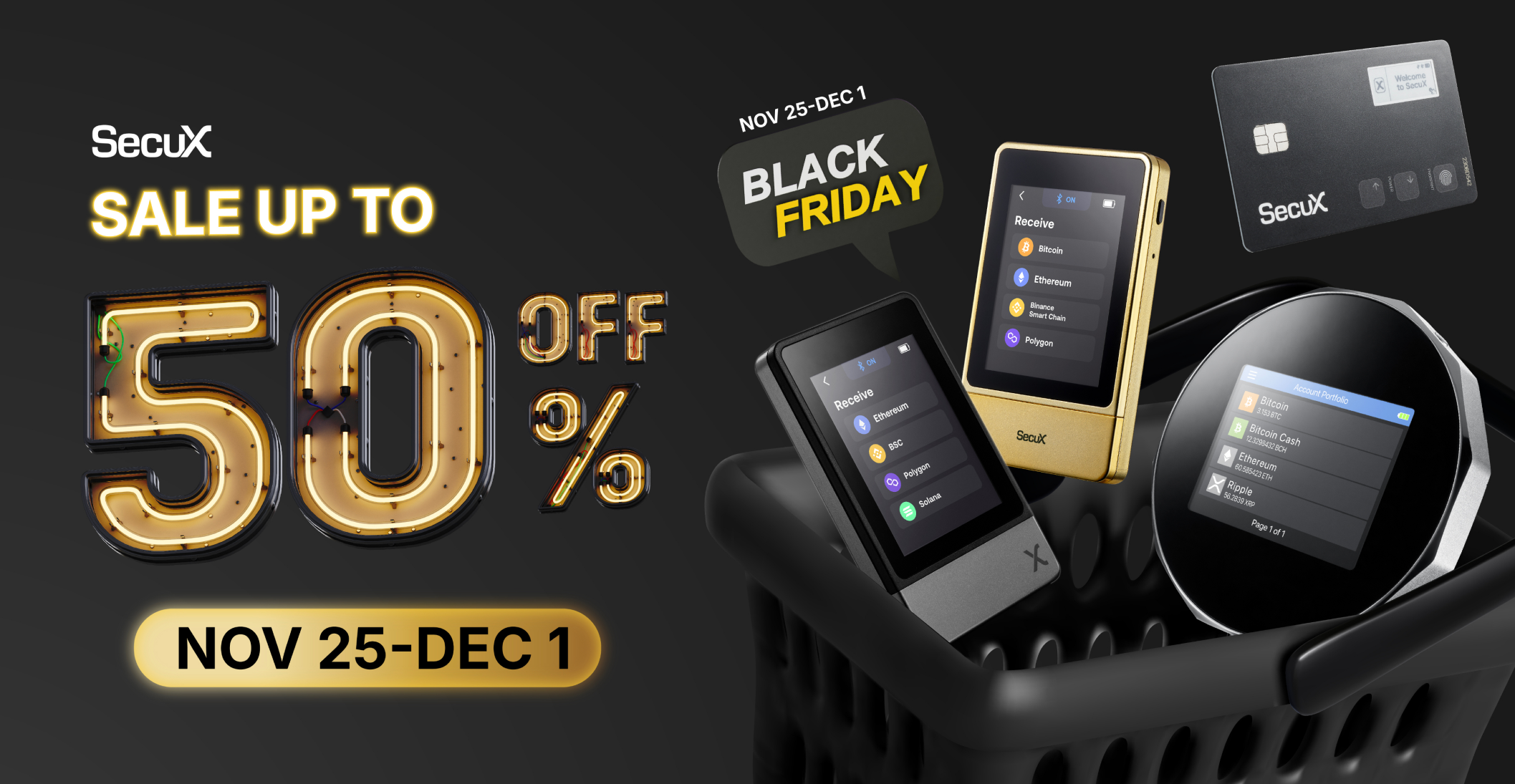 SecuX Black Friday 2024: Massive Deals on Crypto Security Solutions!