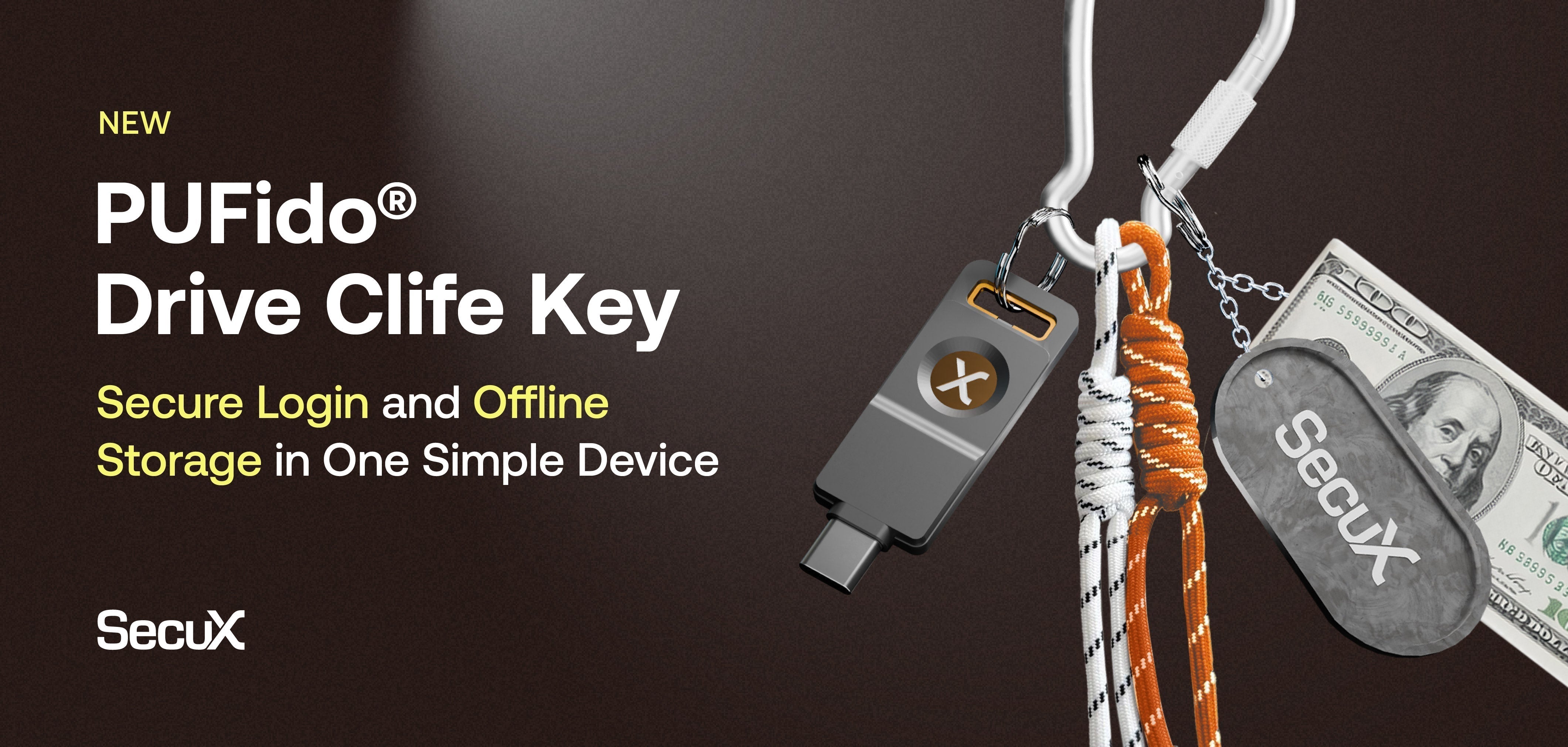 Meet PUFido Drive Clife Key – SecuX