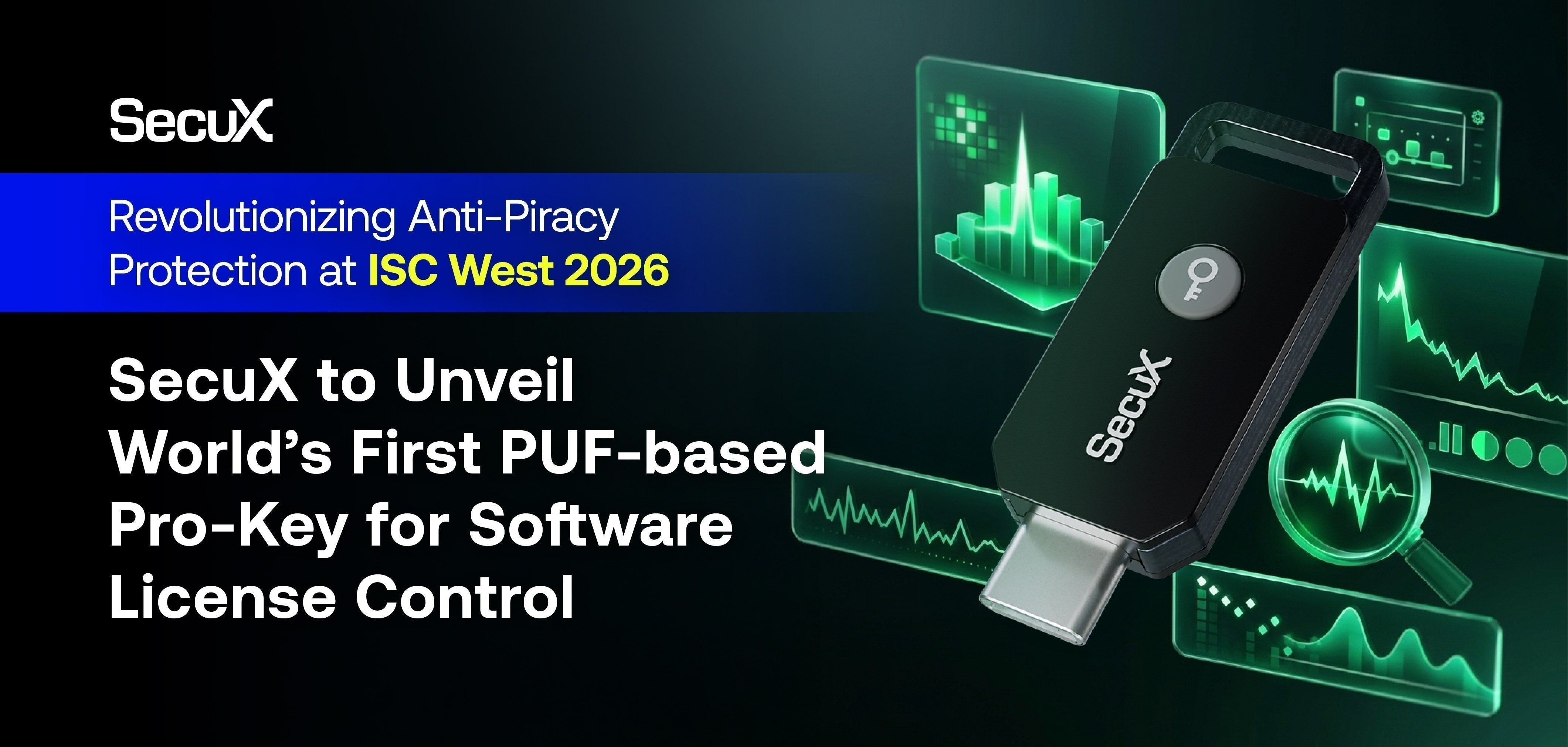 SecuX to Unveil World’s First PUF-based Pro-Key for Software License C