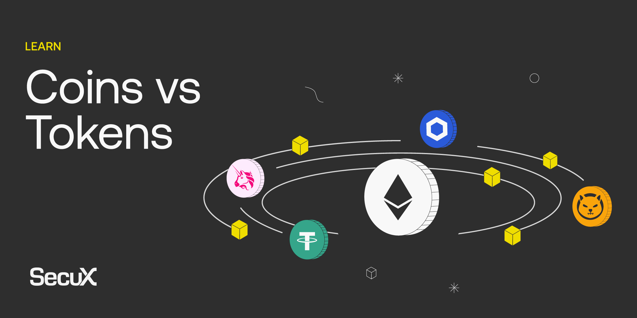 Coins vs Tokens | SecuX Hardware Wallet Blog