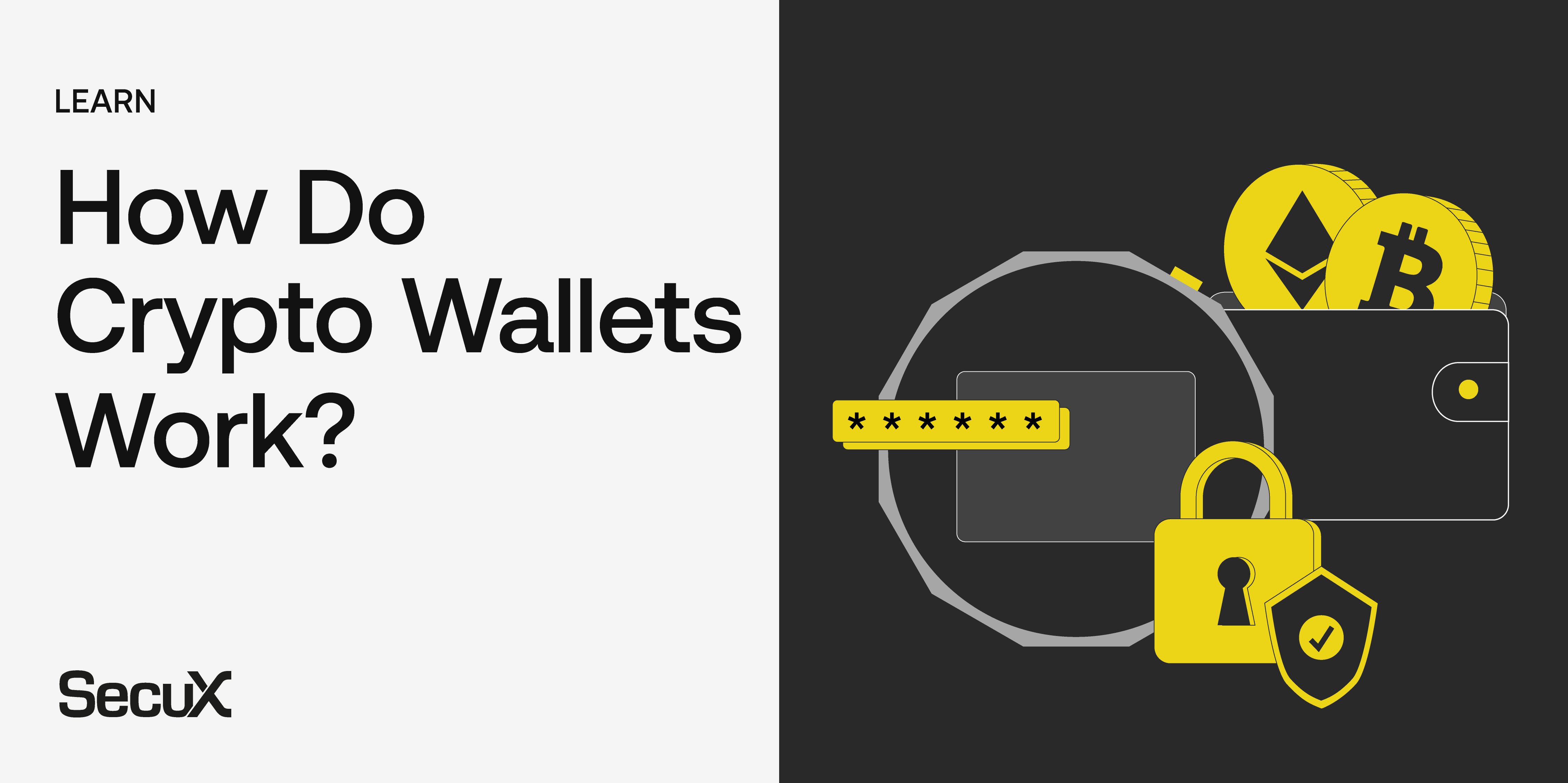 How do crypto wallets work anyways | SecuX Hardware Wallet