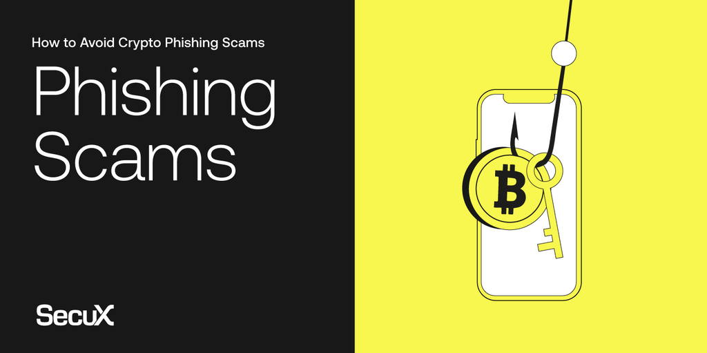 How to avoid crypto phishing scams | SecuX Hardware Wallet