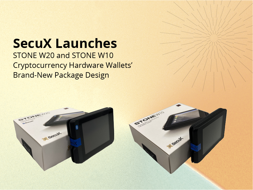 SecuX Launches W20 and W10 Hardware Wallets’ Brand-New Package Design