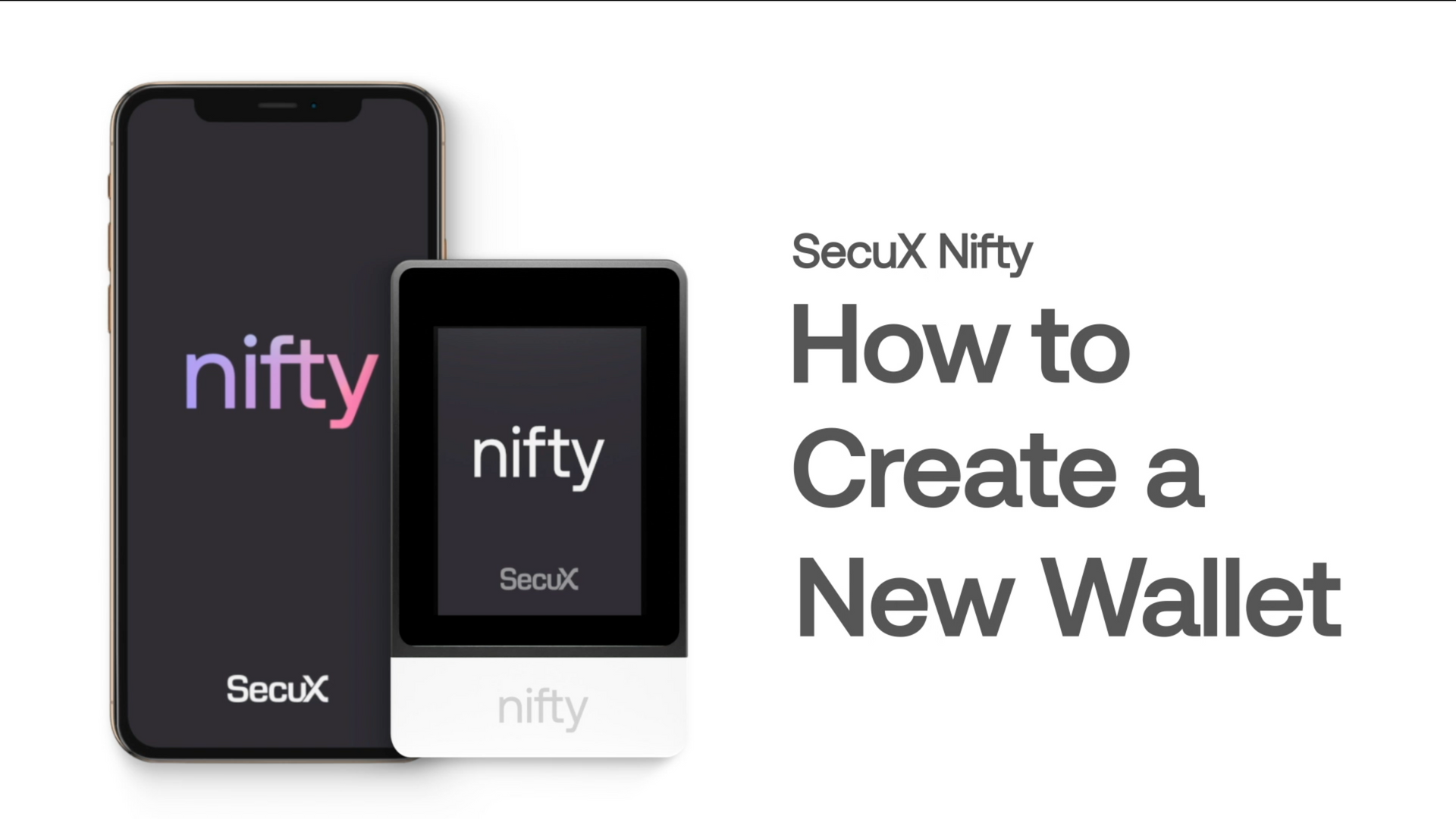 SecuX Nifty Hardware Wallet for NFT and Crypto | SecuX Official Shop