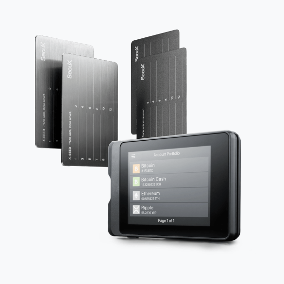 SecuX Official Shop – SecuX W10 + X-SEED Original Backup Set