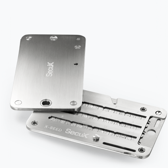 X-SEED PRO Seed Phrase Storage System | SecuX Official Shop